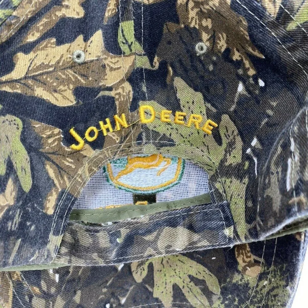John Deere | Accessories | John Deere Camo Hunting Hat Adjustable Strap ...